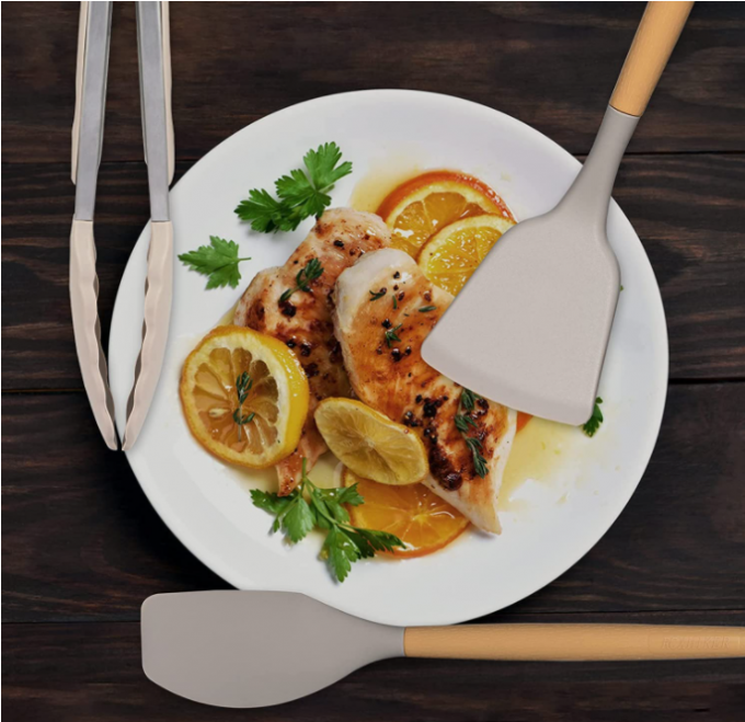 Fda Approved Silicone Cooking Utensils Kitchen Utensil Set Multifunction